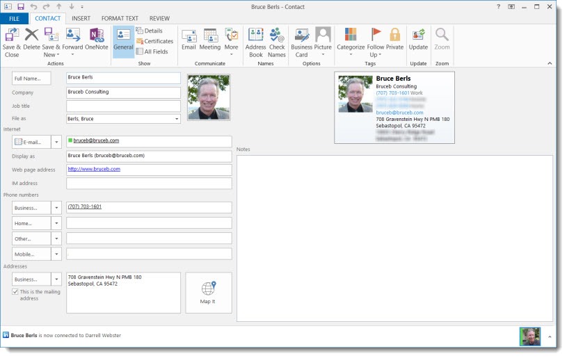 How To Make Business Card In Outlook 2016 Best Images Limegroup