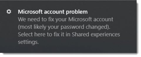 How To Stop The "Microsoft Account Problem" Notification | Bruceb ...