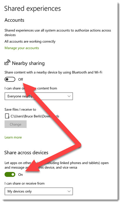 windows10_sharedexperiences_settings_2019 | Bruceb Consulting
