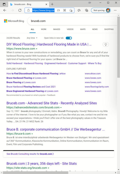 Bing Sucks At Searches